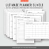 Ultimate Planner Bundle, Daily, Weekly, Monthly, Goal Planner, Letter ...